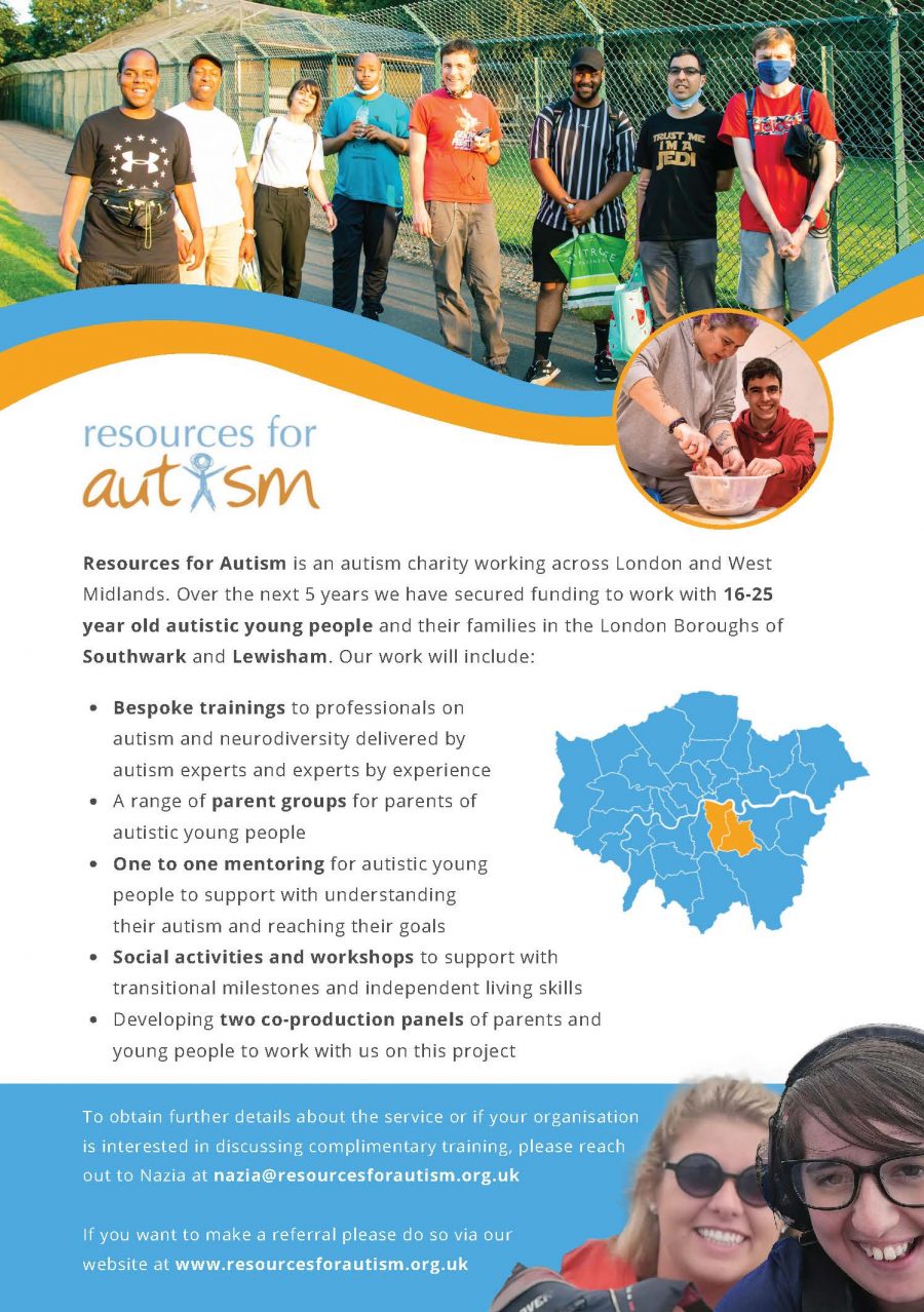 Southwark & Lewisham Services - Resources for Autism