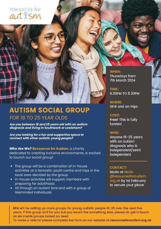 Southwark & Lewisham Services - Resources for Autism